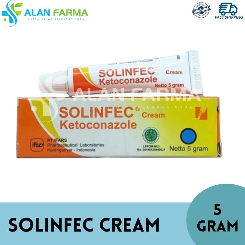 Jual Solinfec Cream 5 Gram | Ketoconazole Cream 5 Gram | Shopee Indonesia