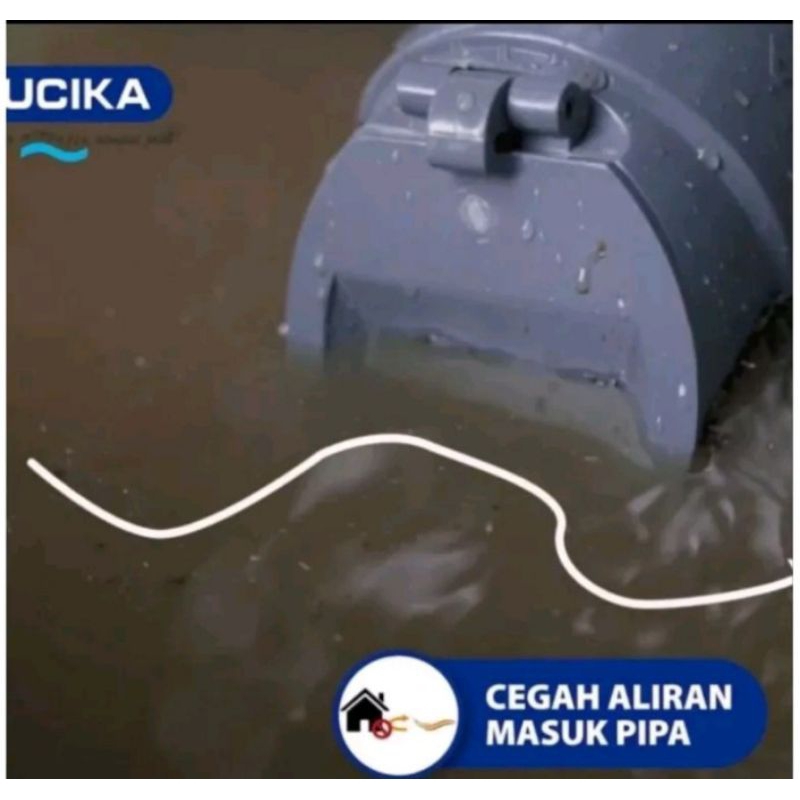 Jual Rucika back flow valve 6 inchi backflow pipa katup anti banjir ...