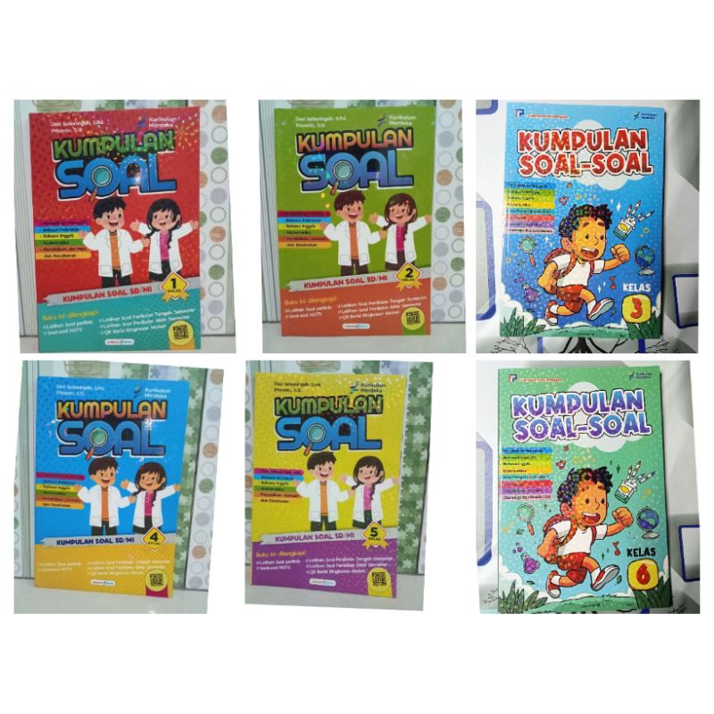 Jual Buku KUMPULAN SOAL KELAS 1 2 3 4 5 6 SD KURIKULUM MERDEKA LM | Shopee Indonesia