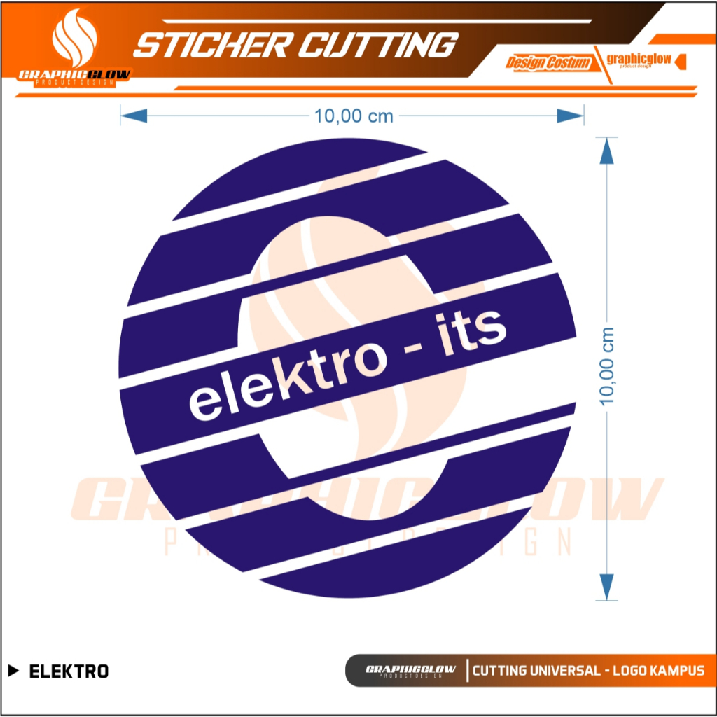 Jual STICKER KAMPUS TEKNIK ELEKTRO ITS UNIVERSITAS STIKER KACA MOBIL HP ...