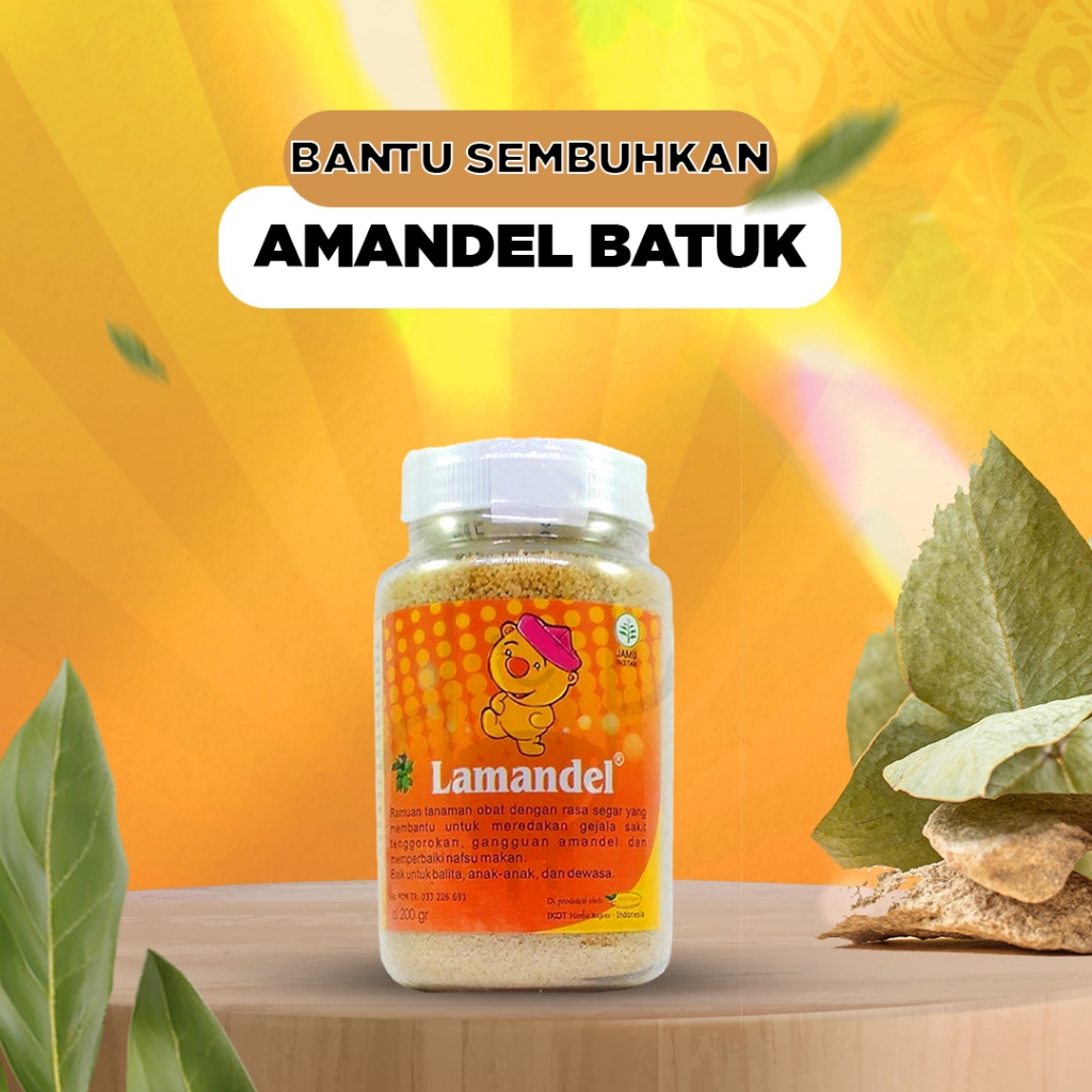 Jual LAMANDEL BOTOL - Minuman Herbal Membantu Atasi Tenggorokan Kering ...