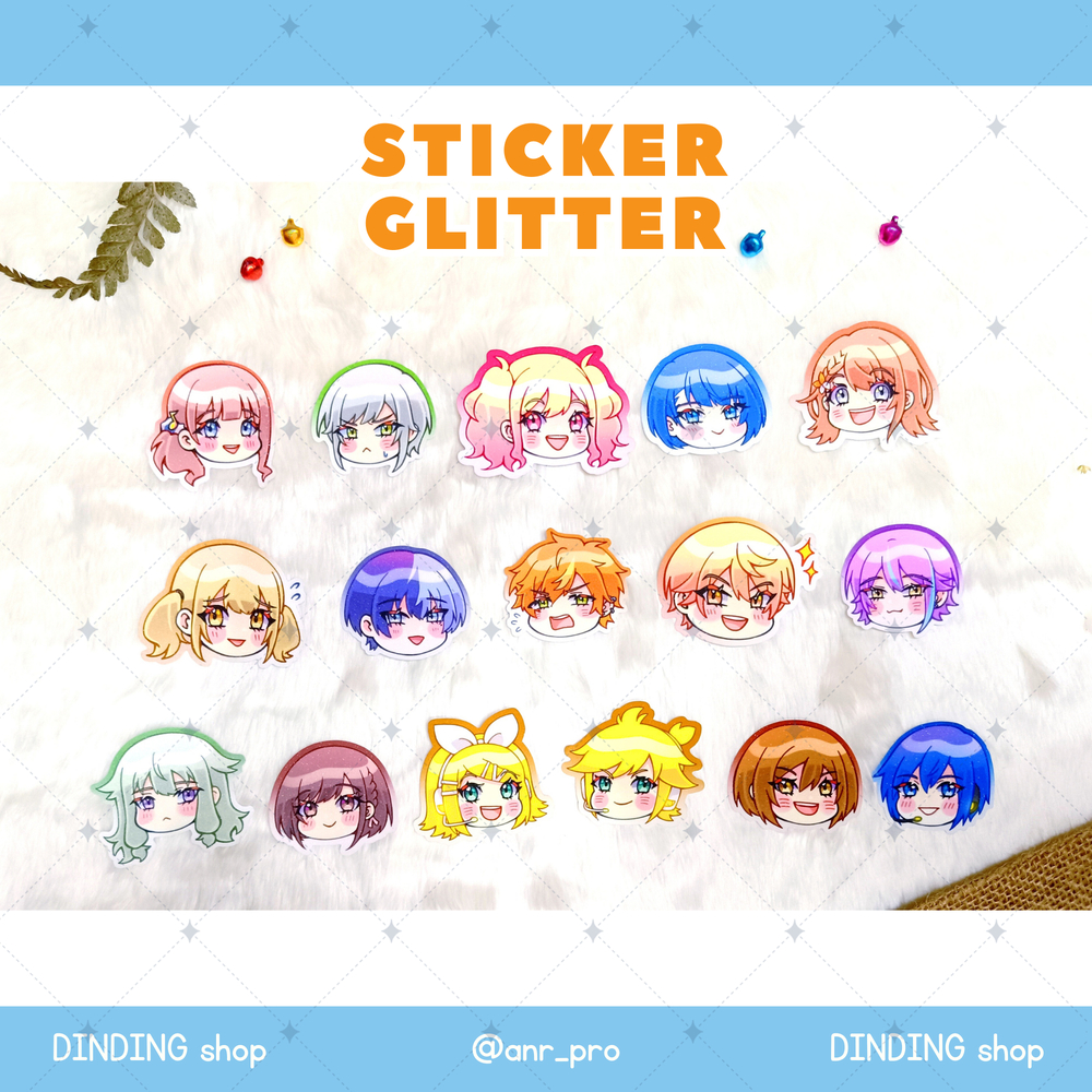 Jual Project Sekai Sticker Gillter Stiker FANMERCH Proseka. | Shopee ...