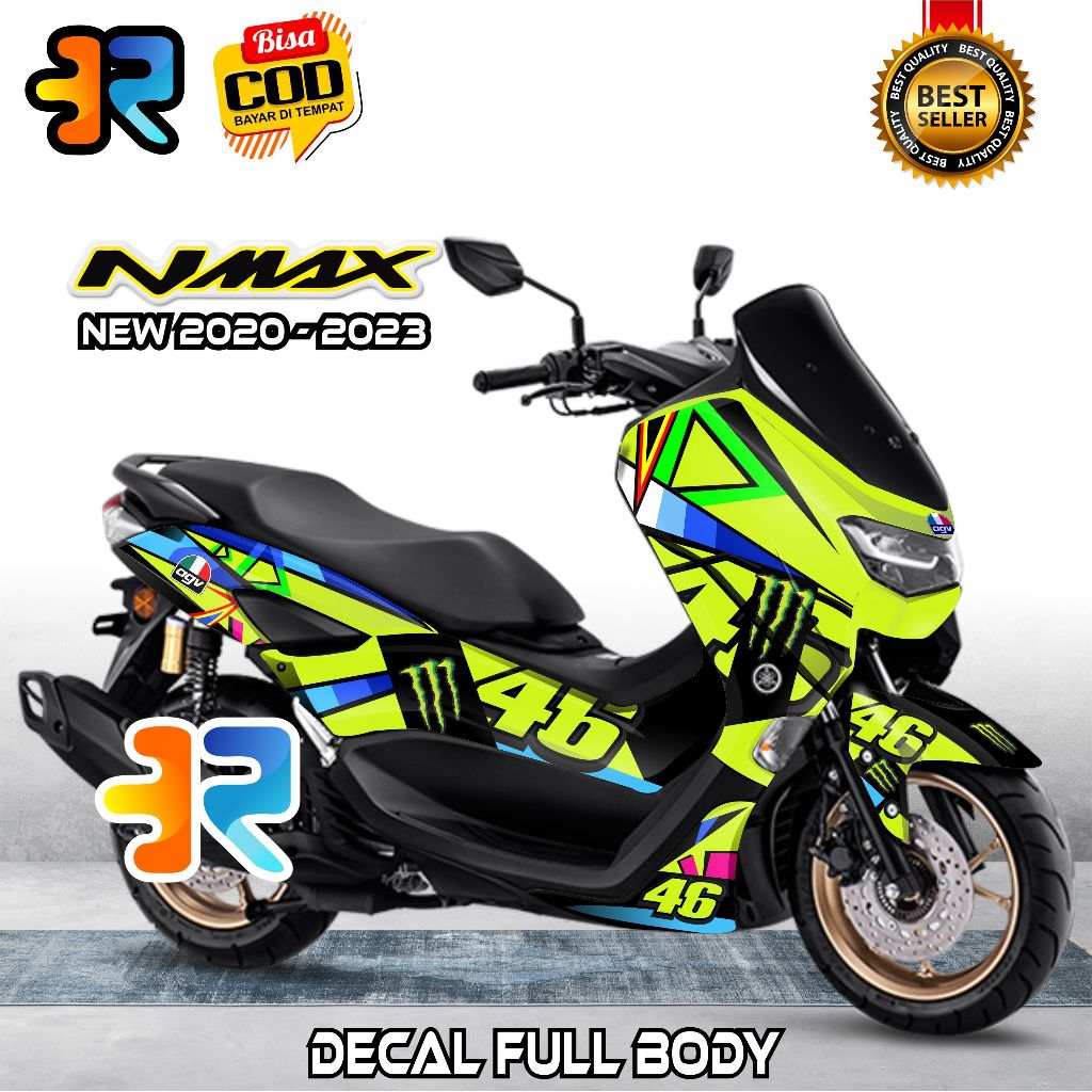 Jual Decal Nmax New 2021 - 2023 Stiker Full Body Variasi Desain ...