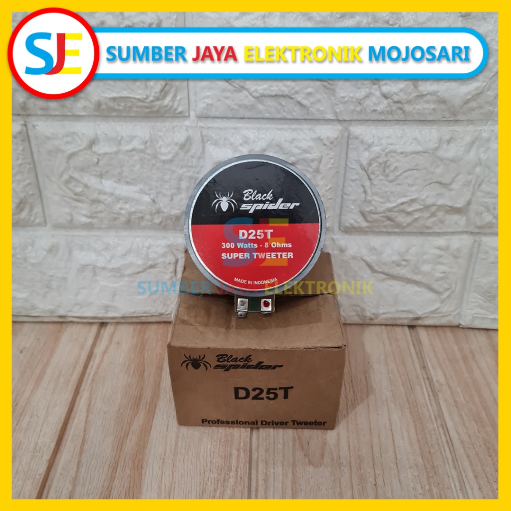 Jual Driver Tweeter Black Spider D25T / Driver Twiter 300 watt Black ...
