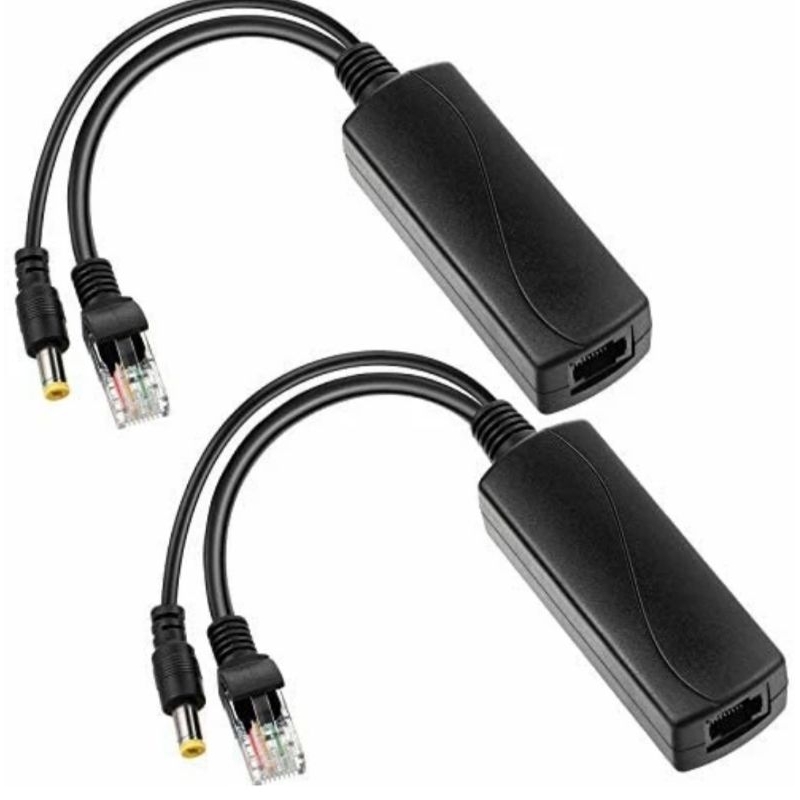 Jual POE Splitter Injector 48V to 12V -2A / Splitter POE 48V 12V 2A ...