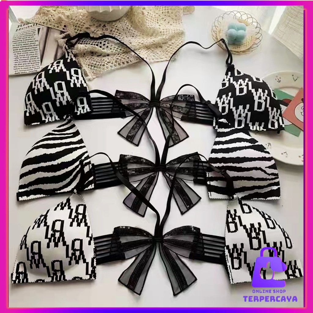 Jual OST Bra Wanita Tanpa Kawat Model One-Piece 6969 Bra Bralette Push ...