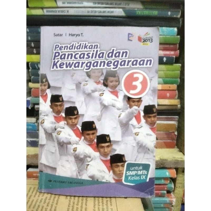 Jual buku ppkn/pendidikan pancasila dan kewarganegaraan kelas 9/IX/3 smp mts erlangga revisi ...