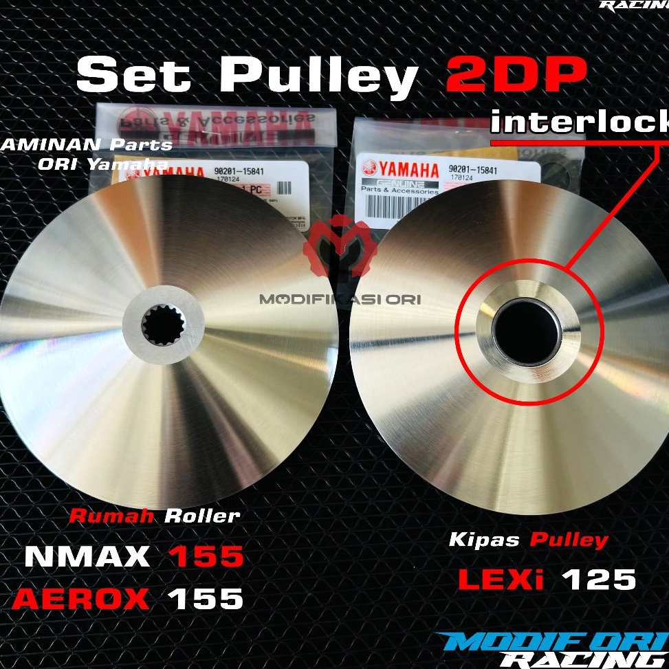 Jual KODE N93L Rumah Roller Pulley nmax custom racing bubut racing ...