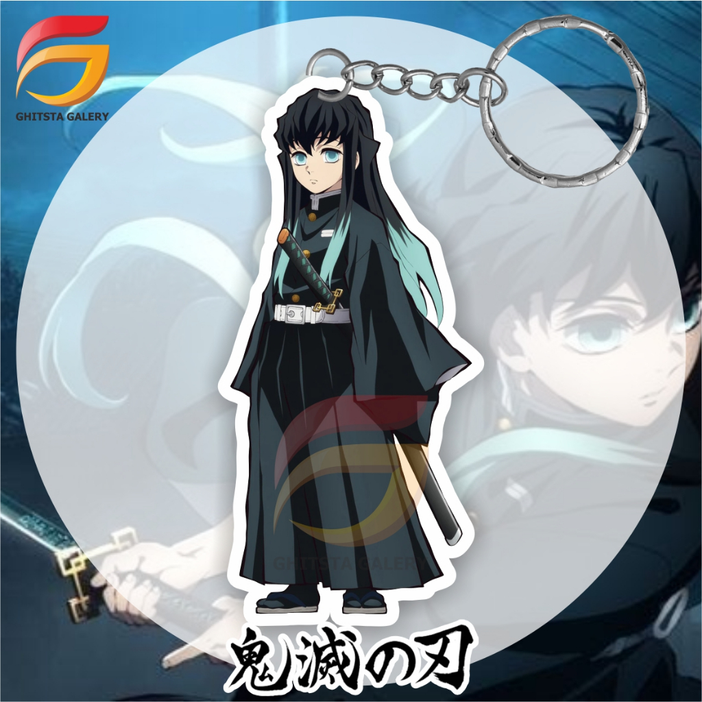 Jual Gantungan Kunci MUICHIRO TOKITO HASHIRA KABUT Demon Slayer Kimetsu ...