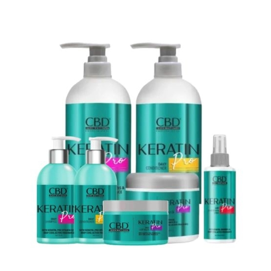 Jual CBD Keratin Series – Shampoo Conditioner Hair Mask Vitamin Rambut ...