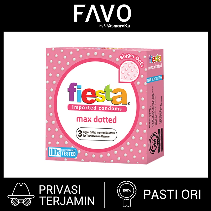Jual Kondom Fiesta Max Dotted isi 3 Pcs - Kondom Gerigi Terbaik ...