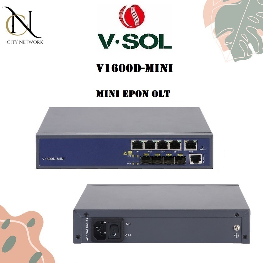 Jual VSOL V1600D-MINI L2 4 Port EPON OLT V-SOL AC | Shopee Indonesia