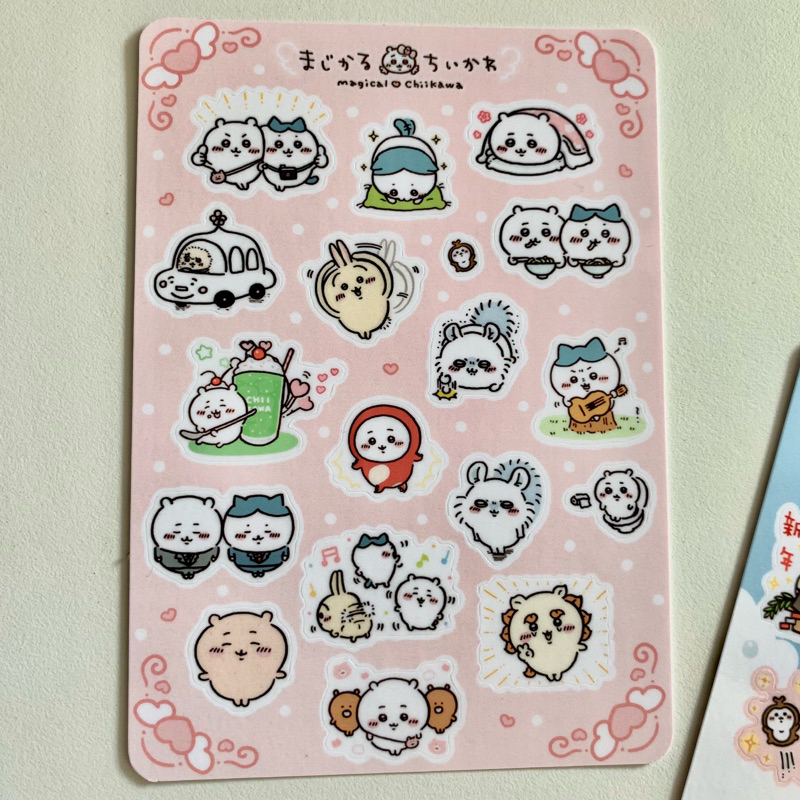 Jual Sticker Sheet Chiikawa | Deco Sticker Vinyl Waterproof | Shopee ...