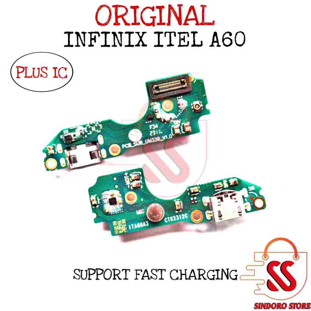 Jual Konektor Charger Infinix Itel A60 Usb Papan Cas Mic Pcb Board | Shopee Indonesia