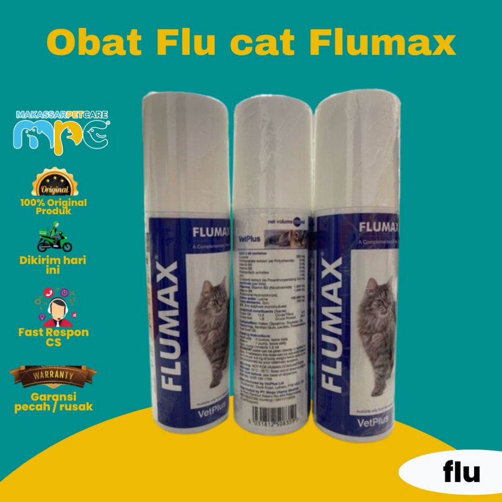 Jual Obat flu kucing FLUMAX Botol | Shopee Indonesia
