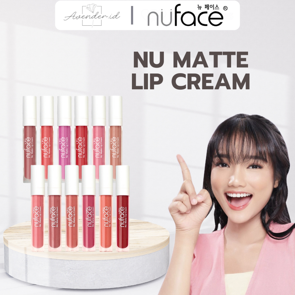 Jual (GET 1 GIFT) NUFACE NU MATTE LIP CREAM, lip cream, lipcream, lip ...