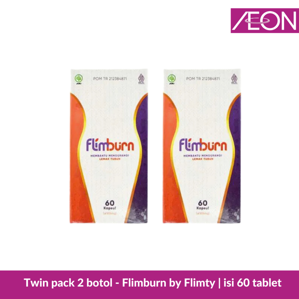 Jual Twin pack 2 botol Flimburn by Flimty | isi 60 tablet | Shopee ...