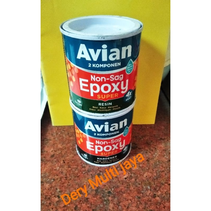 Jual Lem Avian Epoxy Non-Sag 800gr set | Shopee Indonesia