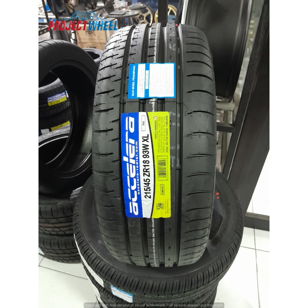 Jual BAN MOBIL BARU MURAH 215 45 R18 ACCELERA PHI NIK 2024 BAN MOBIL ...