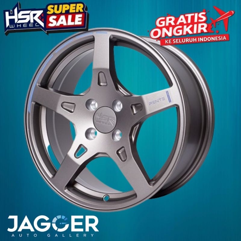 Jual Velg Promo HSR Super Sale Pente R16 PCD 4x100 Honda Jazz Mobilio Freed Brio Mazda2 Ring 16 ...