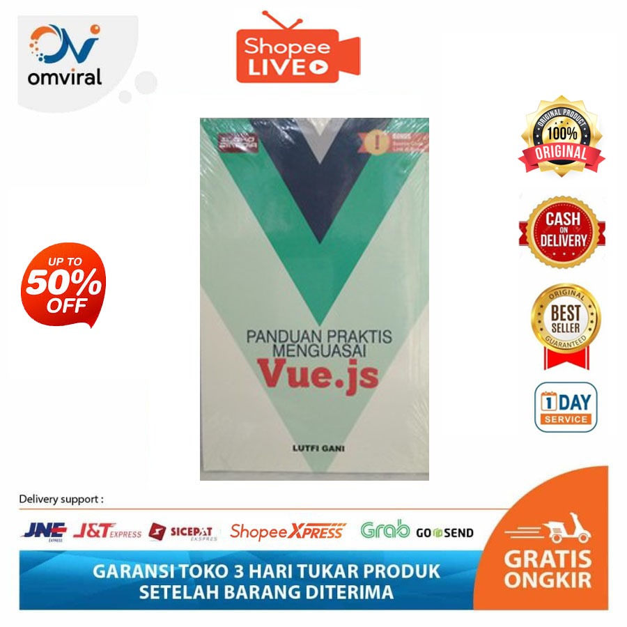 Jual Buku Pemrograman Web Panduan Praktis Menguasai Vue.js Penerbit Lokomedia | Shopee Indonesia