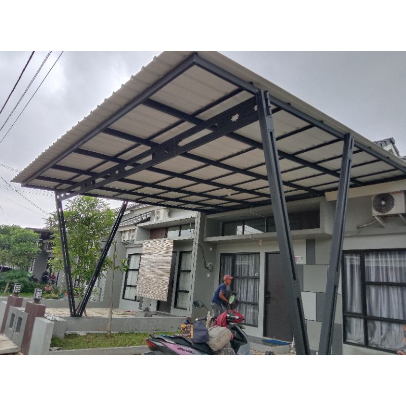 Jual kanopi baja ringan atap alderon single layer 197000 | Shopee Indonesia