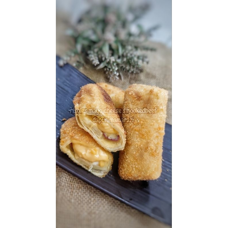 Jual FROZEN - RISOL MAYO CHEESE SMOOKEDBEEF ISI 5 | Shopee Indonesia