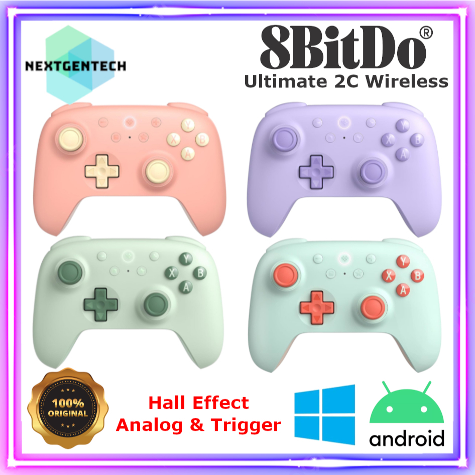 Jual 8BitDo Ultimate 2C Wireless Controller Gamepad Gaming Hall Effect ...