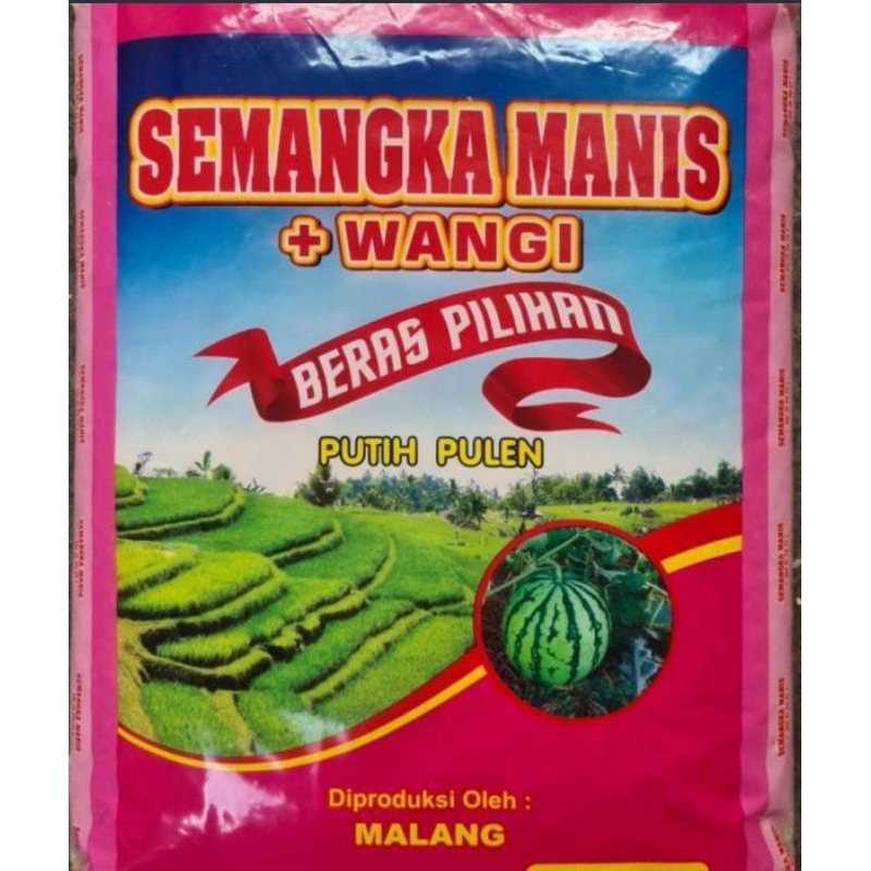 Jual Beras Semangka Manis + Wangi 5kg | Shopee Indonesia