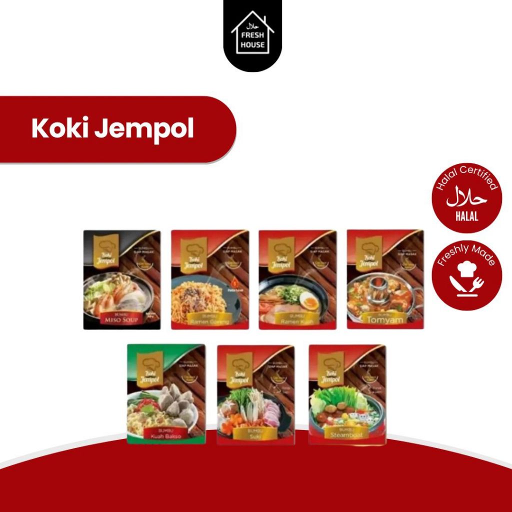 Jual KOKI JEMPOL BUMBU INSTANT / NONMSG / MSG | Shopee Indonesia