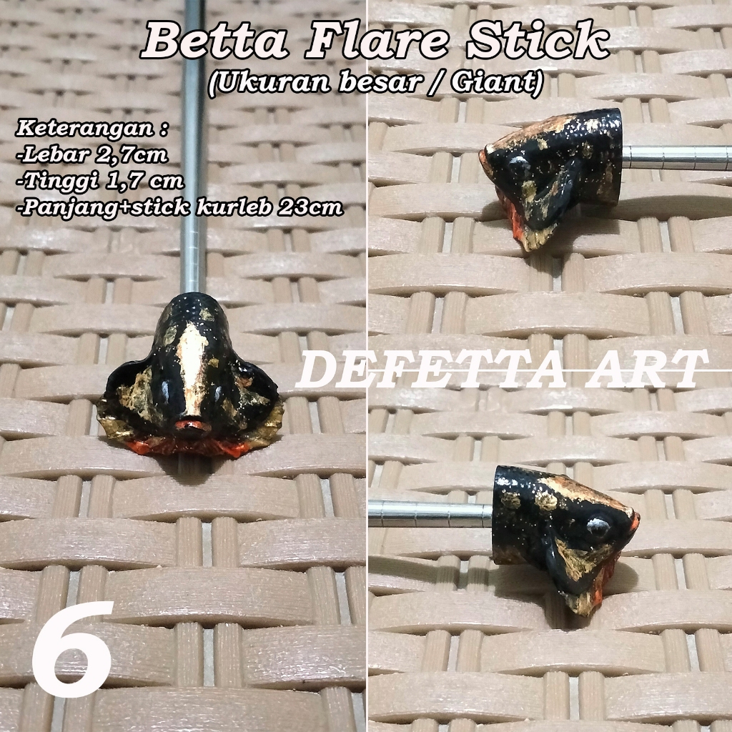 Jual BETTA FLARE STICK 4D / STIK MENTAL IKAN CUPANG 06 (Khusus GIANT ...