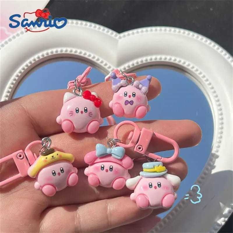 Jual FANSTORE_PKU / COD / Gantungan Kunci Kirby Sanrio Pink Comel ...
