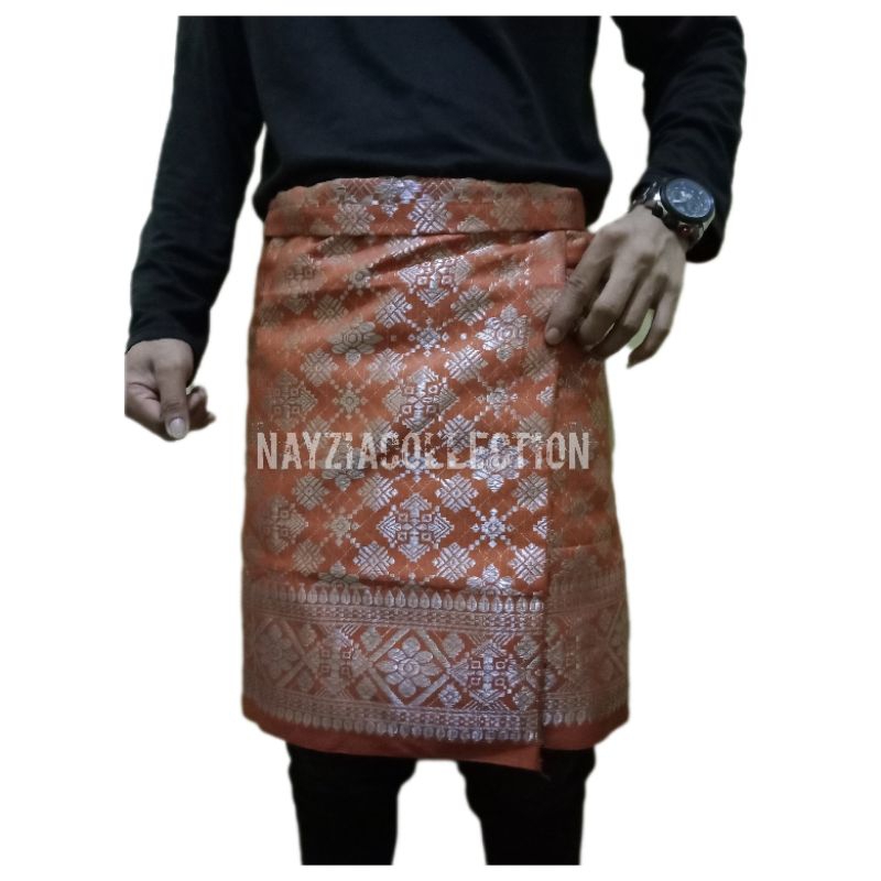 Jual Sarung Songket Lilit Bapak /Kain Rumpak Cowok / Songket Rumpak ...