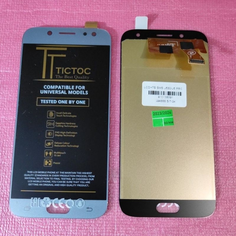 Jual LCD J5 PRO/J530/J5PRO GOLD+BLAK | Shopee Indonesia