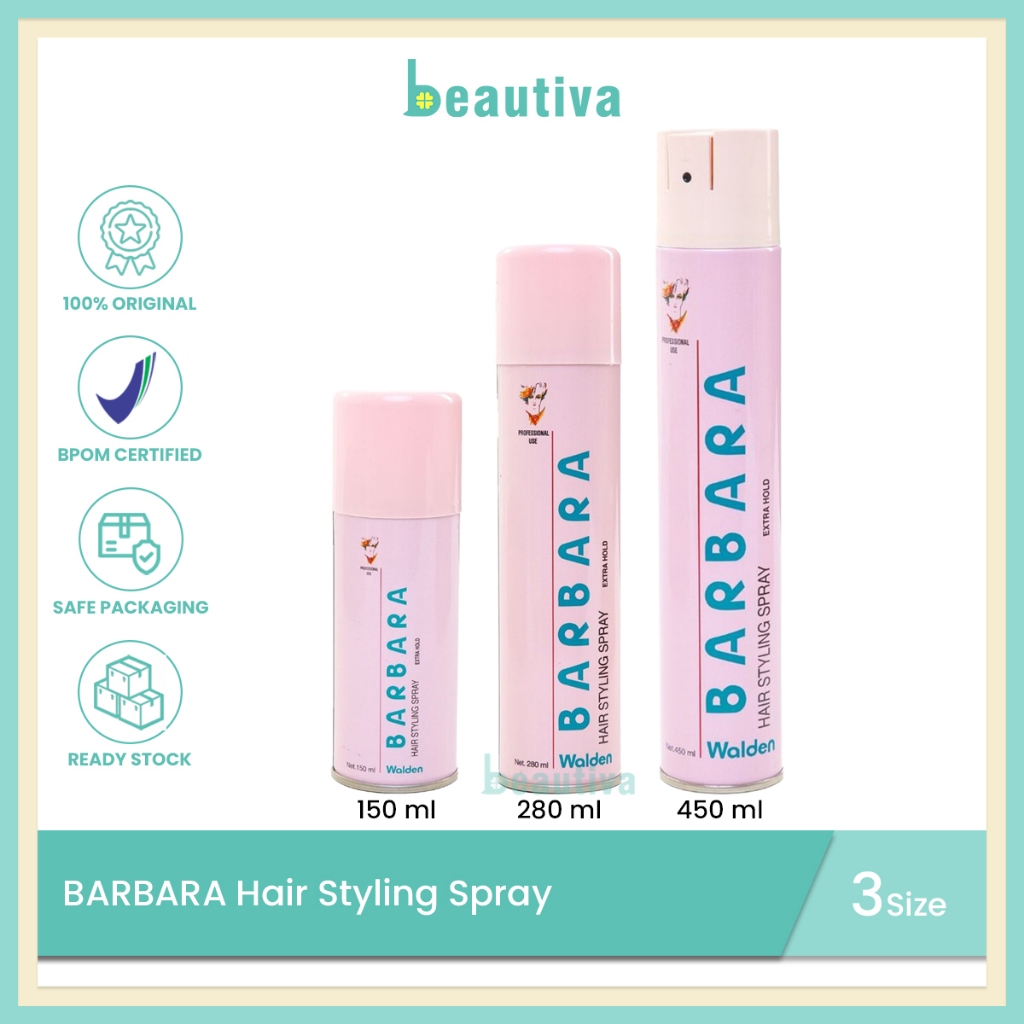 Jual Barbara Hair Styling Spray | Shopee Indonesia