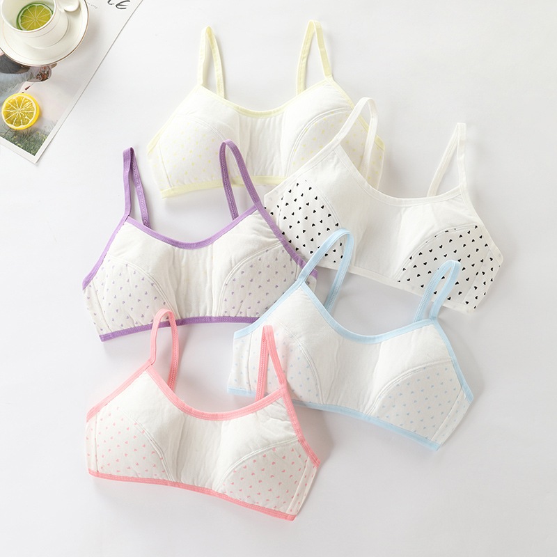 Jual MS 068 BRA BH ANAK CEWEK MOTIF POLKADOT MINISET KAIT STRAP STEP 2 ...