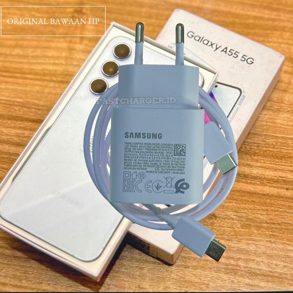 Jual Charger Original Samsung A55 5G Bawaan Hp 25 WATT Super Fast ...