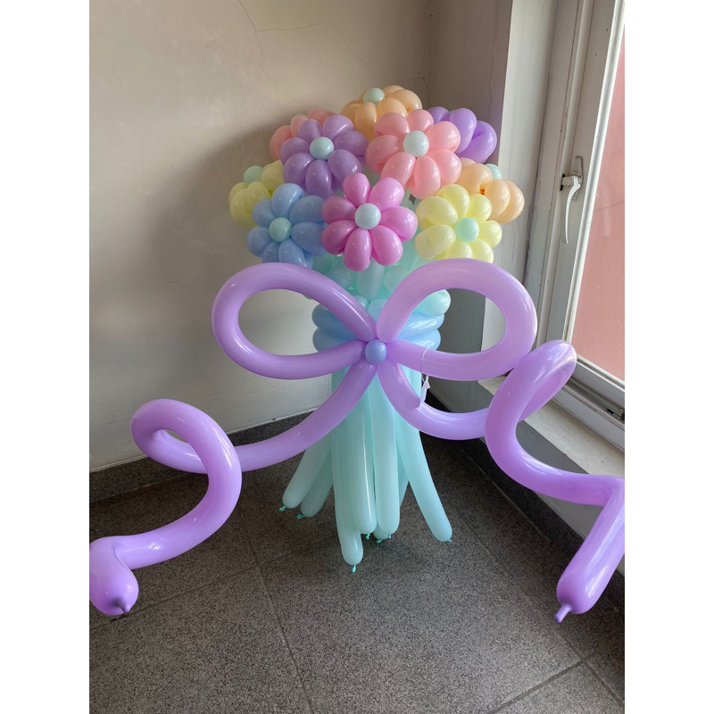 Jual Buket Bunga Balon / Flower Twist / Balloon Flower Bouquet (tangkai ...