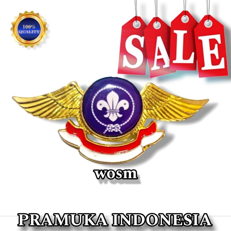 Jual Pin Wing Sayap WOSM | Shopee Indonesia