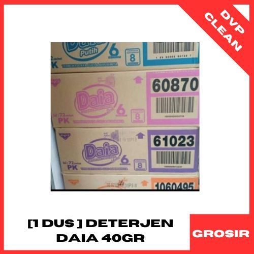 Jual Daia Detergent Bubuk Pouch - 245 gr (Karton) | Shopee Indonesia