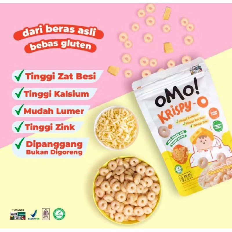 Jual OMO Krispy O Cheese Snack Anak 8+ | Shopee Indonesia