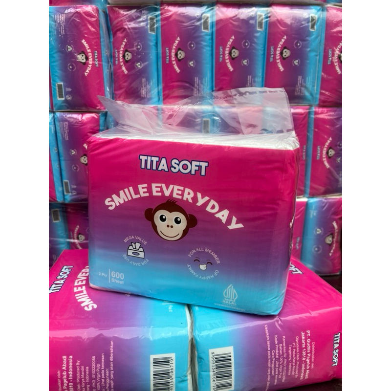 Jual Tissue titasoft 600 sheet / tissue 2 ply isi 600 sheet | Shopee ...