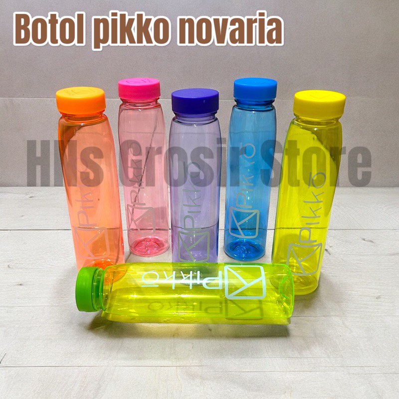 Jual Botol air minum sehat pikko novaria plastik warna warni | Shopee ...