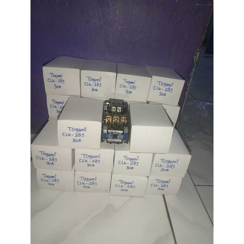 Jual Contactor Kontaktor Togami CLK-28J AC 5PK Original | Shopee Indonesia