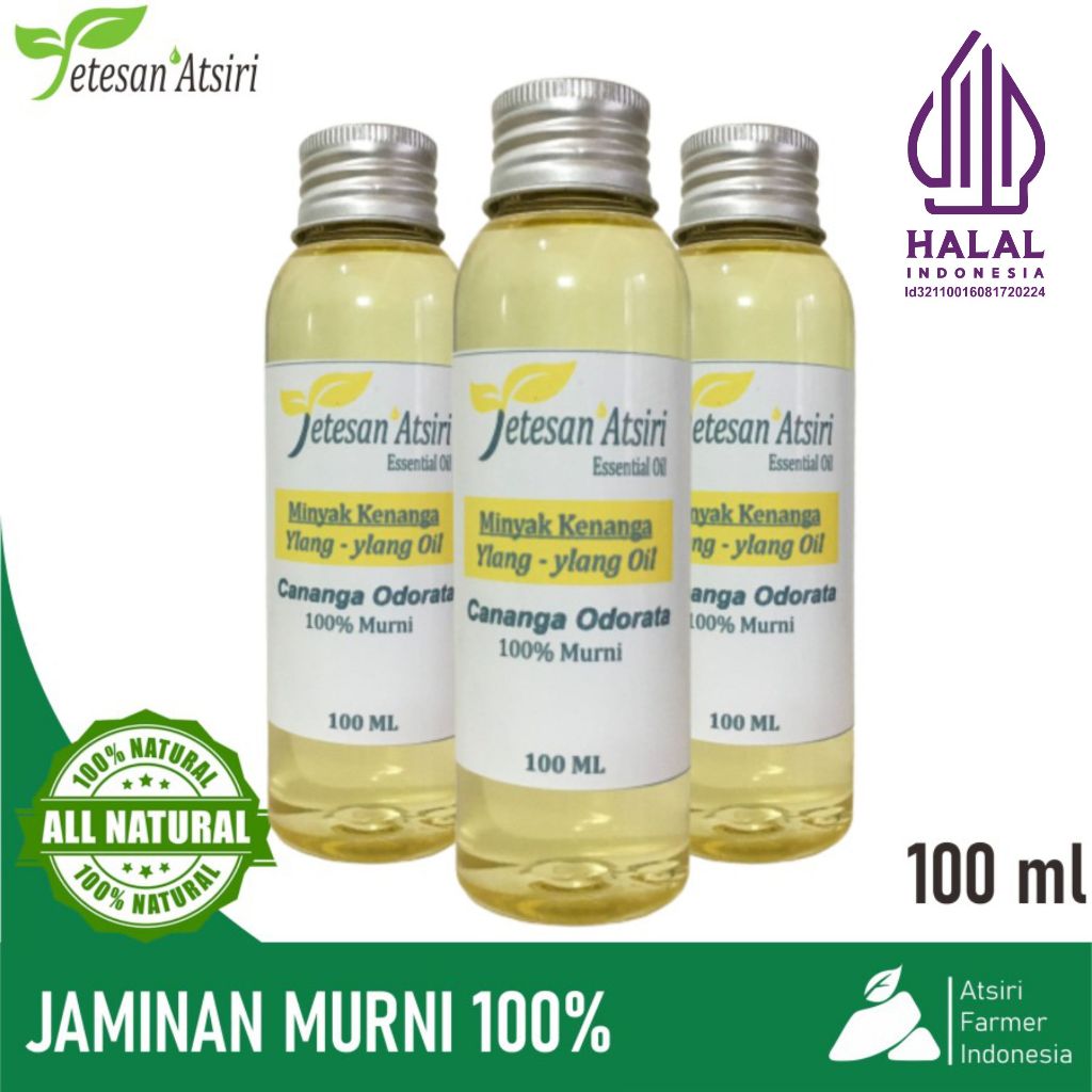 Jual minyak atsiri kenanga murni ylang ylang pure essential oil aromatherapy therapeutic grade ...