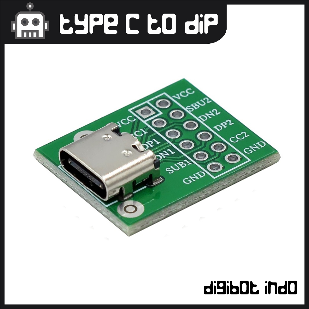 Jual ‌PCB USB Type C to DIP Adapter v2 | Shopee Indonesia