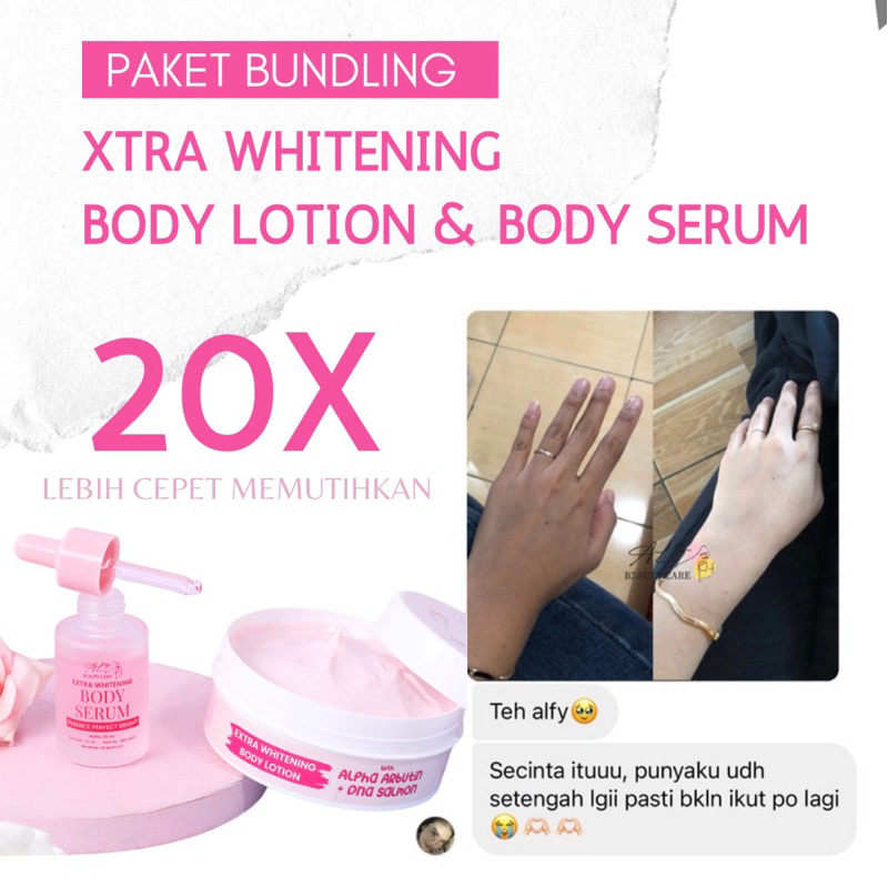 Jual [ALOY BEAUTY CARE ] NEW Extra Whitening Body Lotion & Serum ...