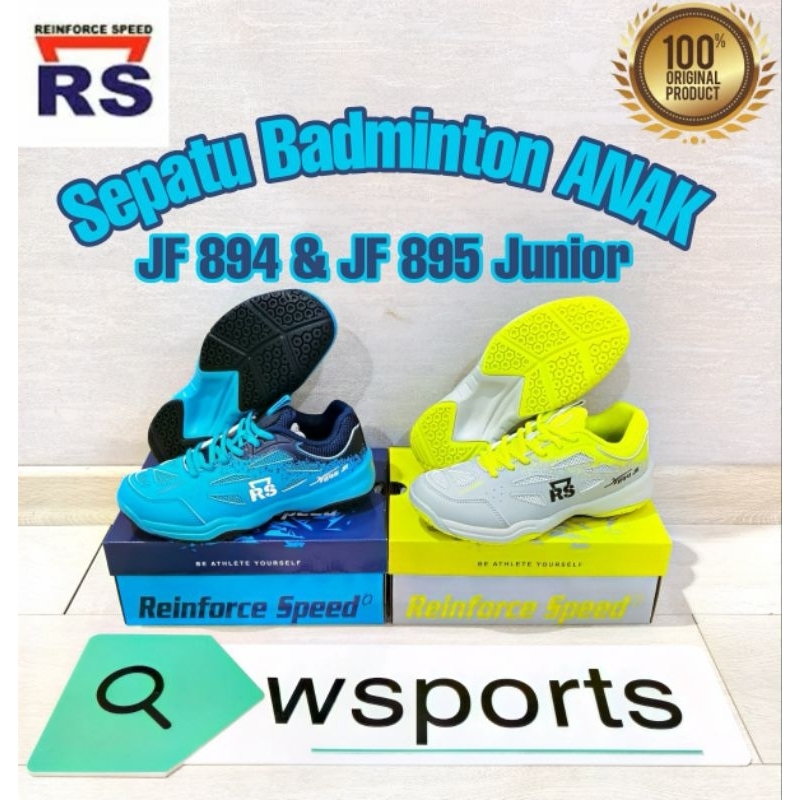 Jual [[Boleh Tukar Ukuran]] Sepatu Badminton Anak RS Junior Jeffer JF 892 893 894 895 896 ...