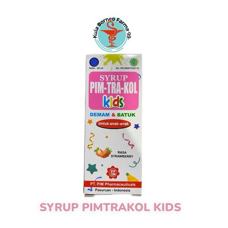 Jual SYRUP PIMTRAKOL KIDS RASA STRAWBERRY 60 ML | Shopee Indonesia