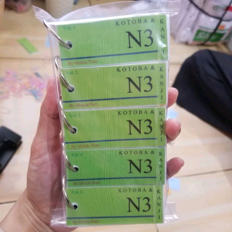 Jual Kanji-Kotoba JLPT N3 Praktis-Flash Card 1 Set lengkap | Shopee ...